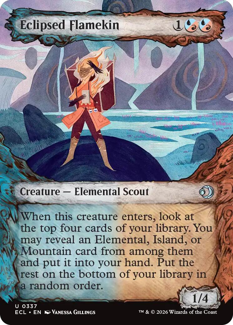 Eclipsed Flamekin (Showcase) [ECL - 337] – The Hub TCG